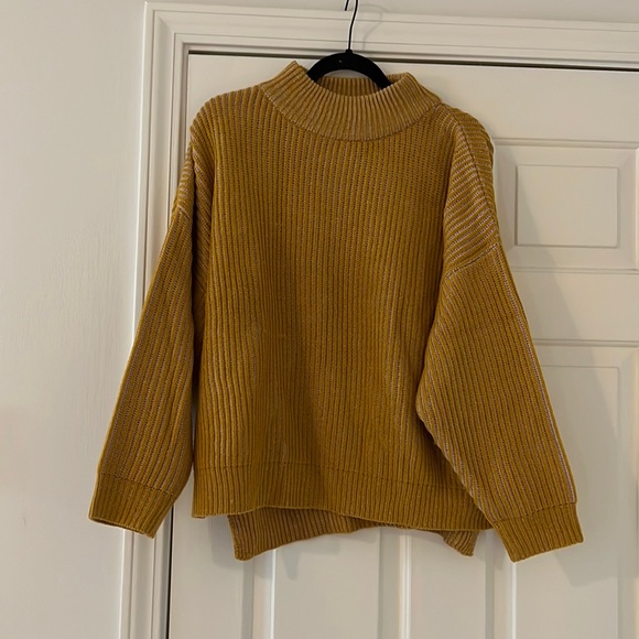 Topshop | Sweaters | Topshop Sweater Yellow | Poshmark